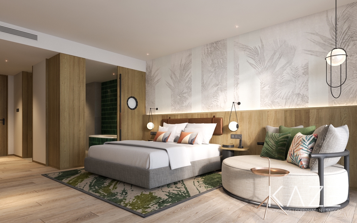 Hotel Interior Design Project | The Yacht Hotel by DC | KAZE Studio